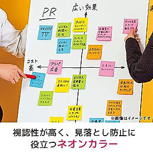 Post-it Notes, 3 in x 5 in, 5 Pads, America's #1 Favorite Sticky Notes, Cape Town Collection, Bright Colors (Magenta, Pink, Blue, Green), Clean Removal, Recyclable (635-5AN)