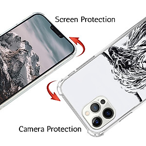 Scottish Highland Cattle Case for iPhone 14 Pro Max, Cool Cow Wild Animal Case Compatible with iPhone 14 Pro Max for Girl Men and Women, Unique Trendy TPU Bumper Phone Cover Case for iPhone 14 Pro Max