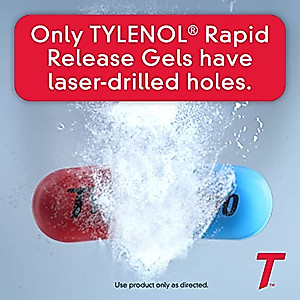 Tylenol Extra Strength Acetaminophen Rapid Release Gels for Pain & Fever Relief, 225 ct
