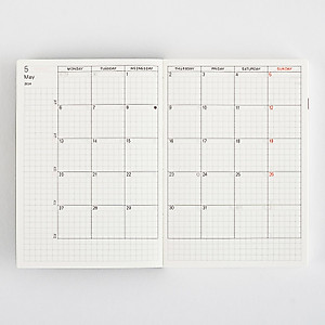 Hobonichi Techo Planner Book [English/A6/January 2024 Start/Monday Start]