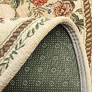 UKELER Luxury Soft Rustic Floral Area Rugs Washable Elegant Shabby Rose Rug Non Slip Accent Floor Rugs Carpet for Bedroom (31.5''x47.2'', Country Rose)