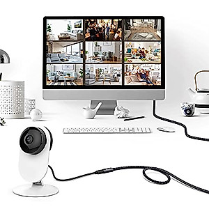 Ruaeoda USB 3.0 Extension Cable 20 Ft, USB 3.0 Type A Male to Female Long USB Extension Cable SuperSpeed 22 AWG Braid USB to USB Cable