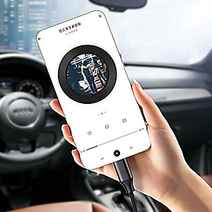 C-to 3.5mm Audio Jack Adapter, Type-c AUX Jack Cable USB-C Male to 3.5mm Female Headphone Converter with high Resolution/DAC, Audio Cable for 2 / 2XL / 3 / 3XL, Samsung, ipad pro 2 Pieces (Black)