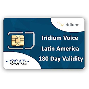 OSAT Iridium 9555 Satellite Phone & SIM Card with Latin America 500 Minutes / 365 Day Validity