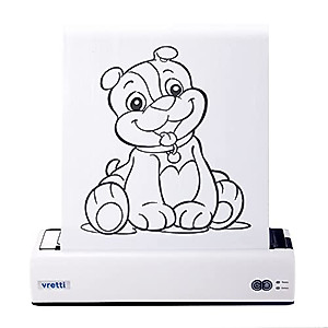 vretti A4 Wireless Bluetooth USB Portable Printer Compatible with Android and iOS Phone Support 8.5×11 Inches Thermal Paper for Outdoors Home Office Travel Students and Cars Printing