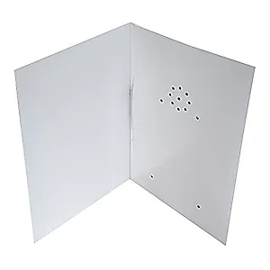 Talking Products, Voice Recordable Talking Audio Greeting Card, Record and Send Your own Personalized Custom Voice Message. 40 Seconds Recording with Replaceable Batteries.
