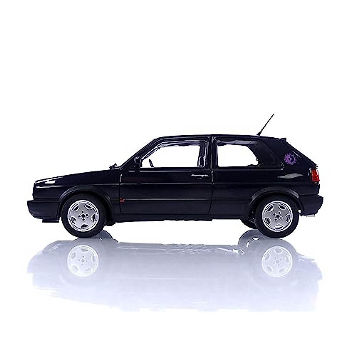 Norev 1991 Golf GTI Fire and Ice Dark Purple Metallic 1/18 Diecast Model Car 188558