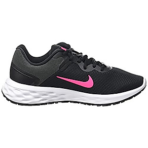 Nike Women's Race Running Shoe, Black Hyper Pink Iron Grey, 8.5