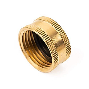 Xiny Tool Garden Hose Adapter, 3/4" Solid Brass Hose Connectors and Hose Ends, Male to Male, Female to Female, 3/4 Inch Brass Connector, 6-Pack with Extra 4 Washers
