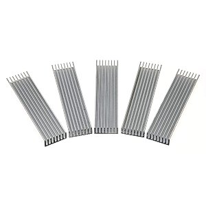 5PCS 100 * 25 * 10mm Aluminum Chip Heat Sink Heatsink Cooling LED Power IC Transistor