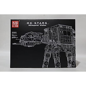 Mould King 21015 Star Plan Toy MOC Movie Game 6919+ PCS Scale Motorized Walking Imperial Interior Walker Electric UCS All-Terrain Panzer Transport