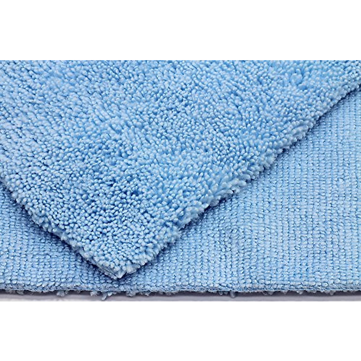 Autofiber Zeroedge Detailing Towel (Pack of 5) Edgeless Microfiber Polishing, Buffing, Window, Glass, Waterless, Rinseless, Car Wash Towels (Blue)