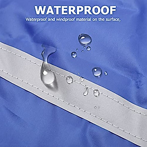 Generic Calf Blanket Thickened Livestock Warm Clothes - Soft Flannelette Calf Vest Winter Coat for Farm Cows Horses - Random Style