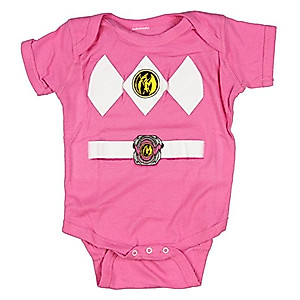 Power Rangers Pink Baby Ranger Romper Onesie (12-18 Months)