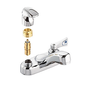 Moen Commercial Metering Replacement Lavatory Brass Cartridge for Bathroom Sink Faucet, 52100