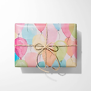 CC wonderland zone Wrapping Paper Roll,Rainbow Gifts Wrapping Paper，Birthday Wrapping Paper,3 Rolls,(17 inch x 9.8 ft)/Roll