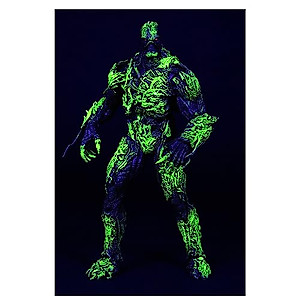 McFarlane Toys - DC Multiverse Swamp Thing Glow in The Dark Edition Gold Label MegaFigure, Gold Label, Amazon Exclusive