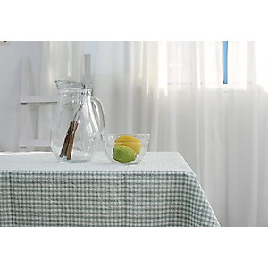 Premium Quality Cotton Fabric by The Yard Yarn Dyed Check Fabric 63" Wide Cozy Bio Washing Full of Emotion Laceking Made in Korea (Mint)