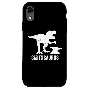 iPhone XR Smithsaurus T Rex Kids Blacksmith Forging Case