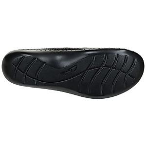 Clarks womens Ashland Lane Q Slip On Loafer, Black, 9.5 US