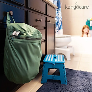 Kanga Care Wet Bag Mini Seam Sealed Waterproof 3D Dimensional for Baby Cloth Diapers, Travel, Beach, Pool, Gym, Swim | Caribbean