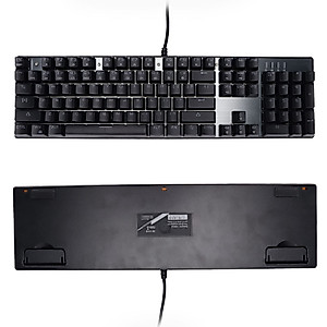 Byged Mechanical Keyboard, 104 Keys RGB Keyboard Wired PC Gaming Keyboard Durable Mechanical USB Keyboard with Blue Switch, for Desktop Laptop