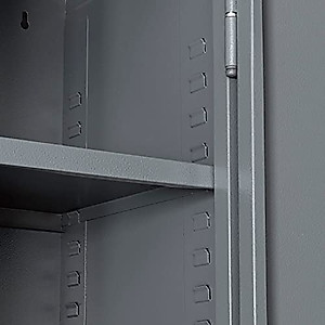 Global Industrial Assembled Wall Storage Cabinet, 13-3/4x12-3/4x30, Gray
