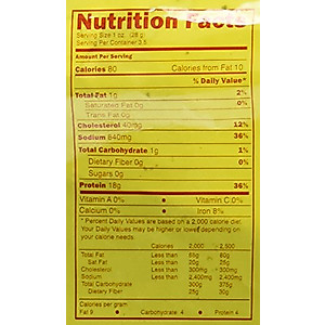 Mingua Mild Beef Jerky 4 Pack (4-3.5oz Packages * 14oz total)