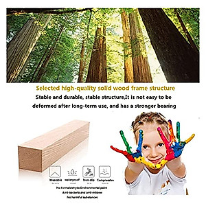 ALDEPO Shoe Cabinet 2/3 Layer Shoe Stool Shoe Bench in Entrance Hallway Shoe Rack Solid Wood Storage Cabinet with PU Seat Cushion Living Room Hotel Bedroom Wardrobe Retro Style Easy to Use