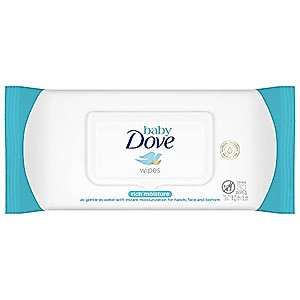 Dove Baby Wipes Rich Moisture 30 Count (6 Pack)