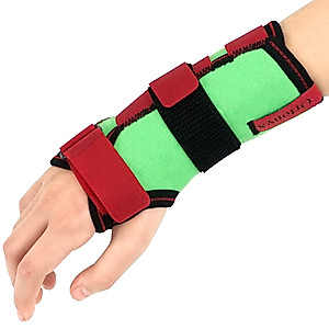 ORTONYX Kids Wrist Support Immobilider Brace with Splint / ACJB2302GRN