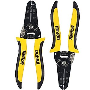 DOWELL 22-30 AWG Wire Stripping Tool Wire Stripper Cutter Pliers Tool Multi-Function Hand Tool for Electrician 2-Piece
