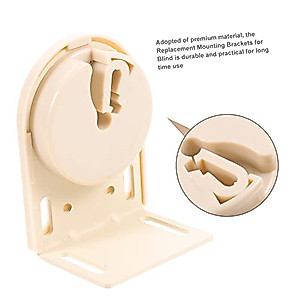 Garneck 5 Sets Headrail Accessories Bungee Replacements Shower Windproof Outdoor Cap Blinds Curtain Exterior Crank Holder Bracket Down Ring Over for Indoor Bed with Cord Tie Shutter