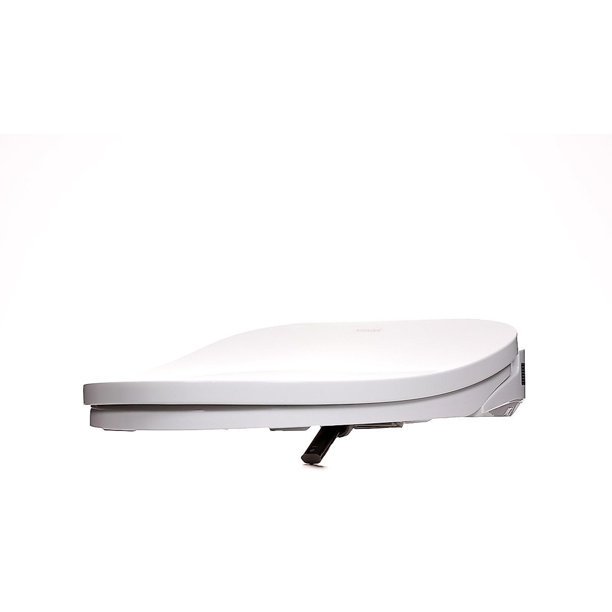 Eco Nova Elongated Bidet Toilet Seat, White, Slim Profile, Stainless Steel Nozzle, Unlimited Warm Water, LED Night Light, Wireless Remote Control With Wall Mount, Sittable Lid, 4 Year Warranty