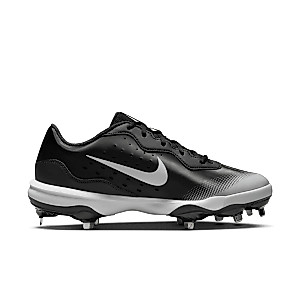 Nike Alpha Huarache Varsity 4 Low Metal Baseball Cleats Black | Gray Size 11.5 Medium