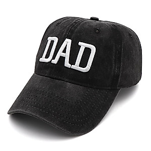 Dad and Mom Hats Fathers Day Mothers Day Mom Dad Gifts Embroidered Baseball Caps Gift for Parents Couple