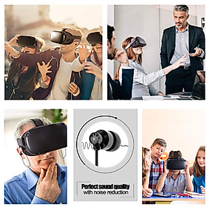 Oritys Earbuds Earphones Custom Made for Oculus Quest All-in-one VR Gaming Headset.