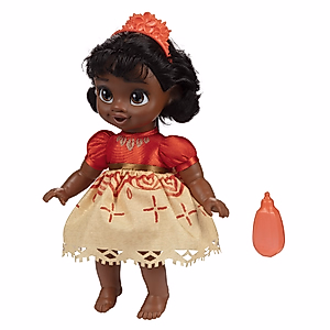 Disney Princess Moana Baby Doll with Baby Bottle & Hair Pin
