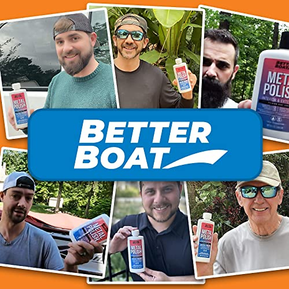 Metal Polish Metal Cleaner and Chrome Polish Marine Grade for Boats and Cars Aluminum and Stainless Steel (Reformulated)