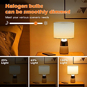 WYXBJFC Par30 75W Halogen Light Bulbs - 6 Pack Short Neck Halogen Flood Light Bulbs, 3000K Warm White, Dimmable Long Lasting Halogen Bulb with E26 Medium Base for Recessed Light Bulb, Track Light