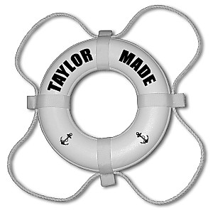 TAYLOR MADE PRODUCTS Life Ring Lettering Kit for buoys, Contains four of each 2" Black Letters A-Z, Numbers 0-9, Various Symbols, Waterproof, Fade Resistant, Application Template Included - 2020108366