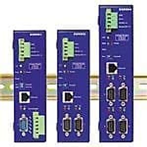 ADVANTECH BB-ESR901 1 Port Ethernet Serial Server, DIN, Wide Temp - Twisted Pair - 1 x Network (RJ-45) - 1 x Serial Port - 10/100Base-TX - Fast Ethernet - Management Port - Rail Mt