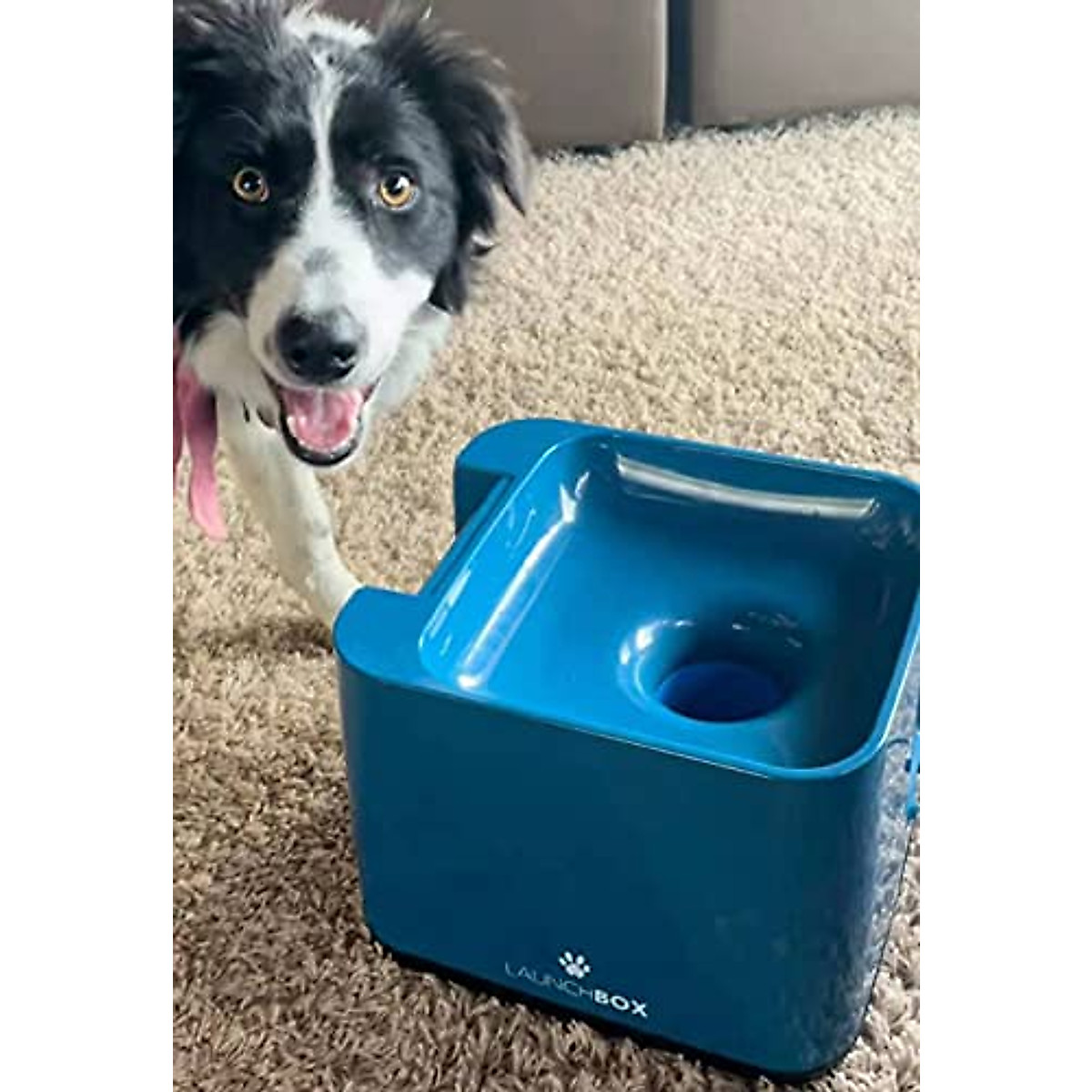 IDOGMATE Automatic Dog Ball Launcher,Tennis Ball Launchers for Big and Medium Dogs,Interactive Toys Dogs, Rechargeable,Remote Control