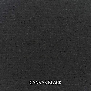 Mozaic Home AMZ353601SP Sunbrella Canvas Black Outdoor Pillow Set, 18 x 18