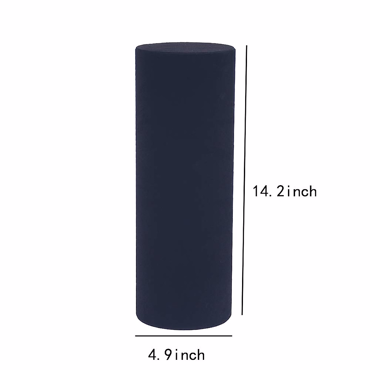 Coward Vertical Headband Holder Organizer Hairband Display Stand Accessories Scrunchie Storage Organizer for Baby Girls (14.2" high(black velvet))