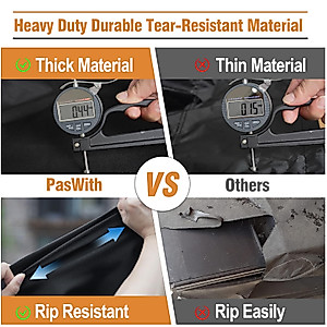 36 inch Griddle Cover for Blackstone,600D Heavy Duty Rip-Proof Material Flat Top Grill Cover,Waterproof UV and Fade Resistant Grill Cover with Straps for Camp Chef and More 4-Burner Griddle