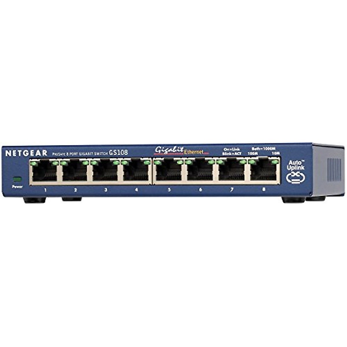 NETGEAR GS108NA ProSafe 8-Port Gigabit Ethernet Desktop Switch