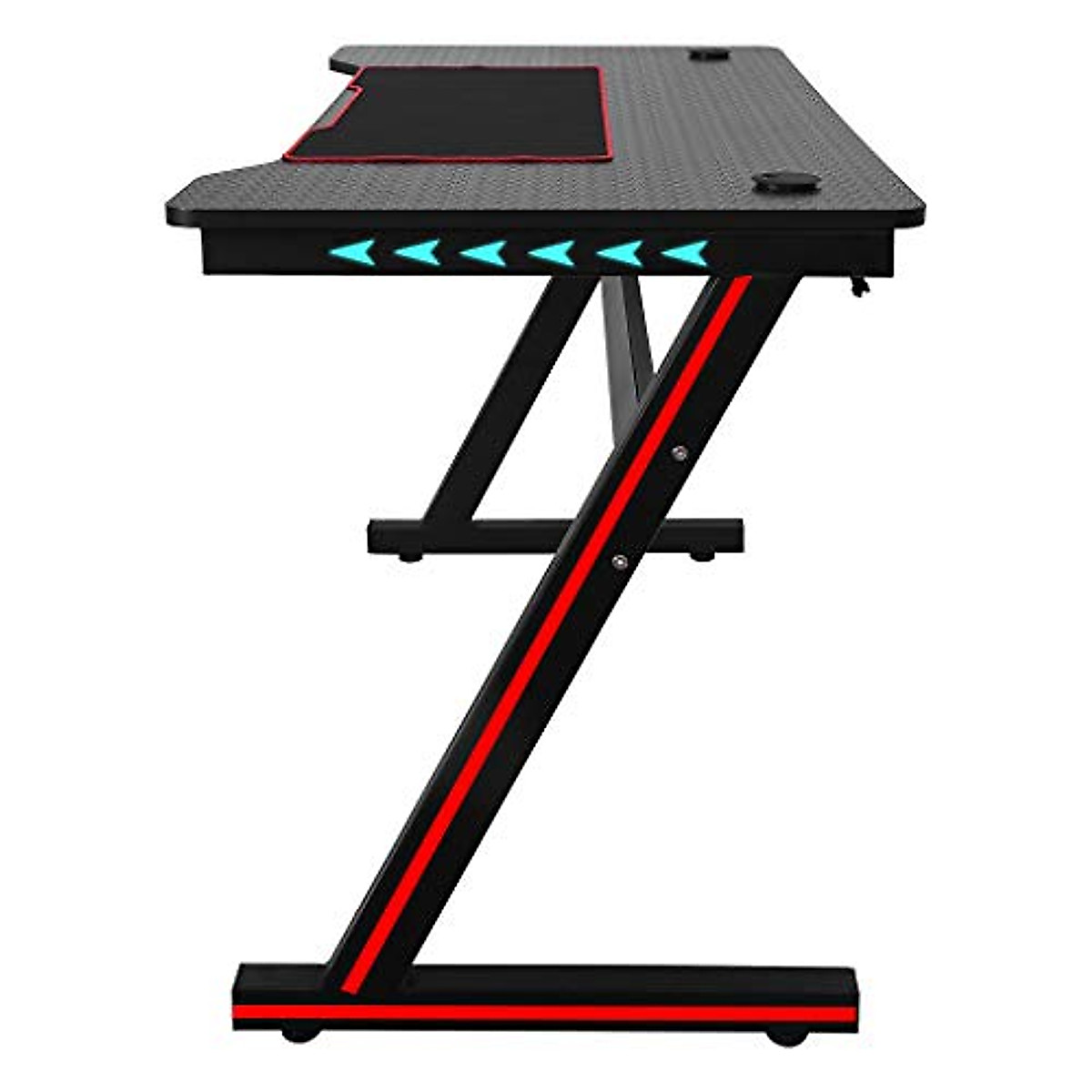 Home Office Computer Gaming Table, Home Office Desktop Computer Desk Study Writing Table Bedroom Laptop Table, Home Office Desk Study Reading Writing Desk PC Laptop Table (Black)