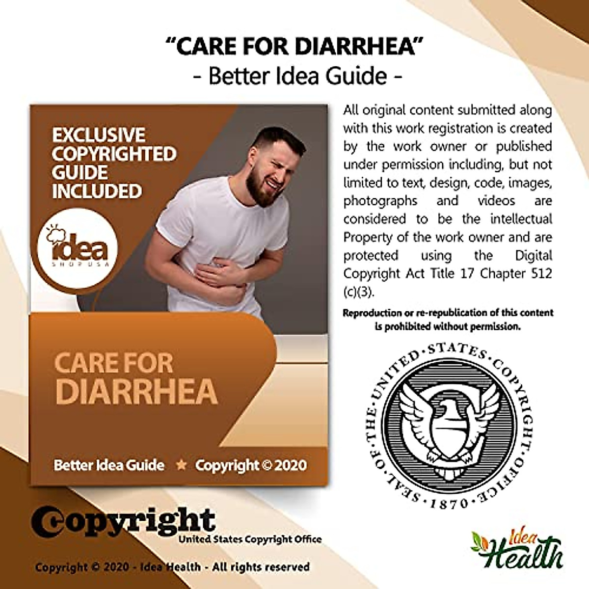 Equate Anti-Diarrheal - Loperamide, Hydrochloride | 2 mg 24 Caplets Bundle with Exclusive "Care for Diarrhea" - Better Idea Guide (2 Items)