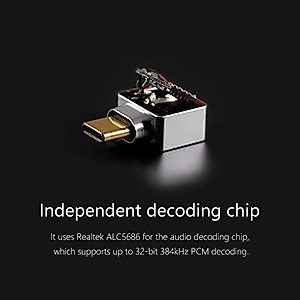 DD ddHiFi TC35C USB-C/Type-C to 3.5mm High Fidelity Headphone Jack Adapter, Audio Converter for Earphones/Headphones